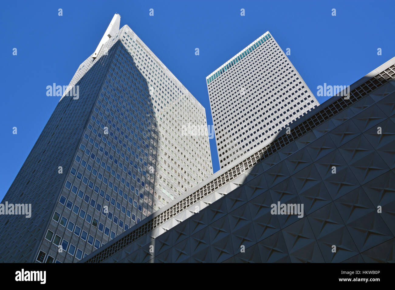 The Republic Center in Dallas was built in 1954 and skinned in aluminum ...