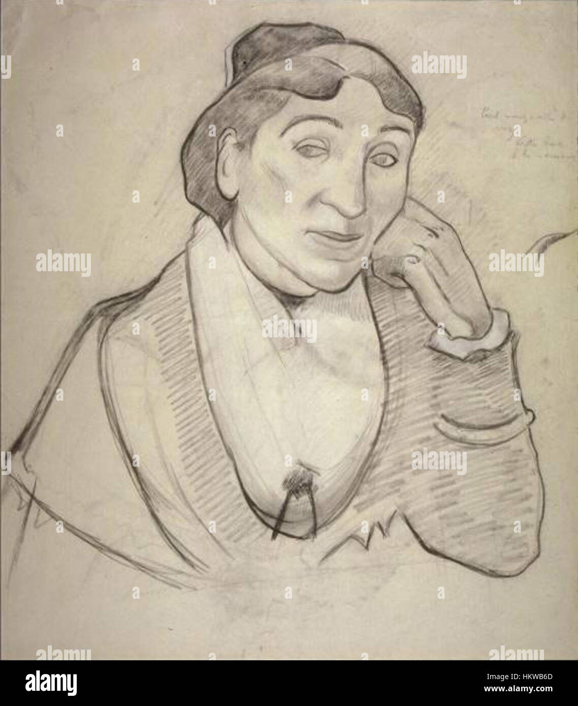 Paul Gauguin's 'Madame Ginoux' portrays a woman in a dignified pose ...