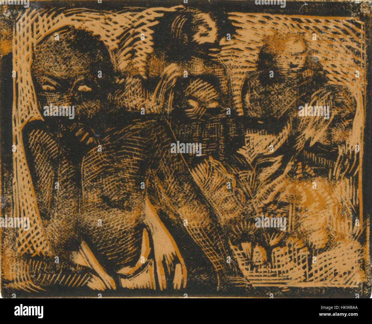 Paul Gauguin’s 'Jeunes Maoris' portrays two young Maori individuals ...