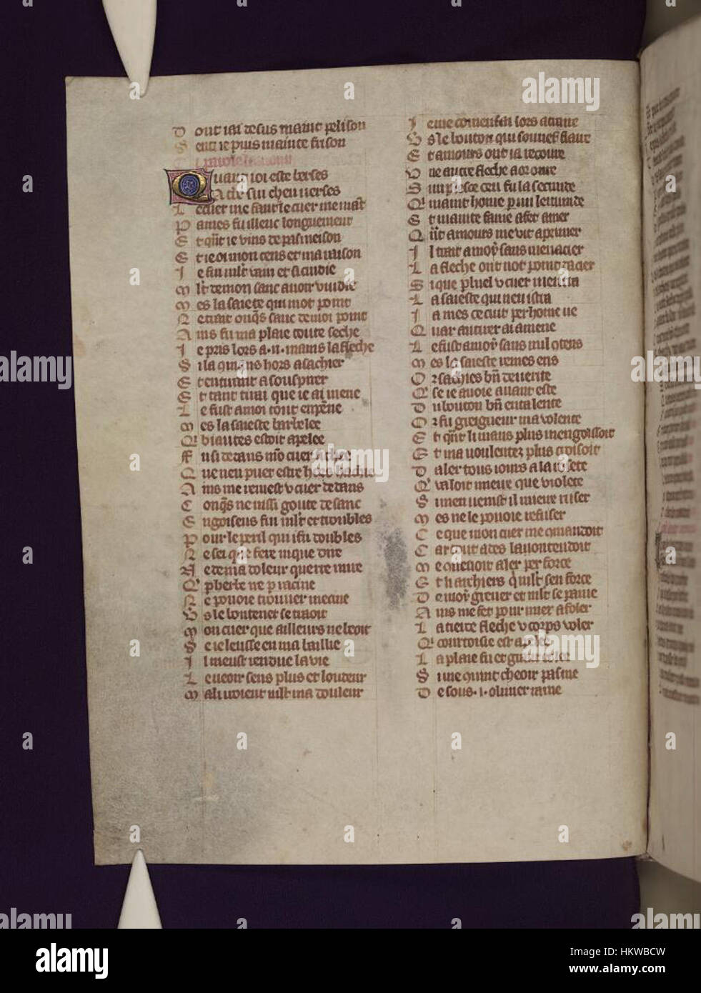 This illuminated manuscript page from the Bodleian Libraries features a ...