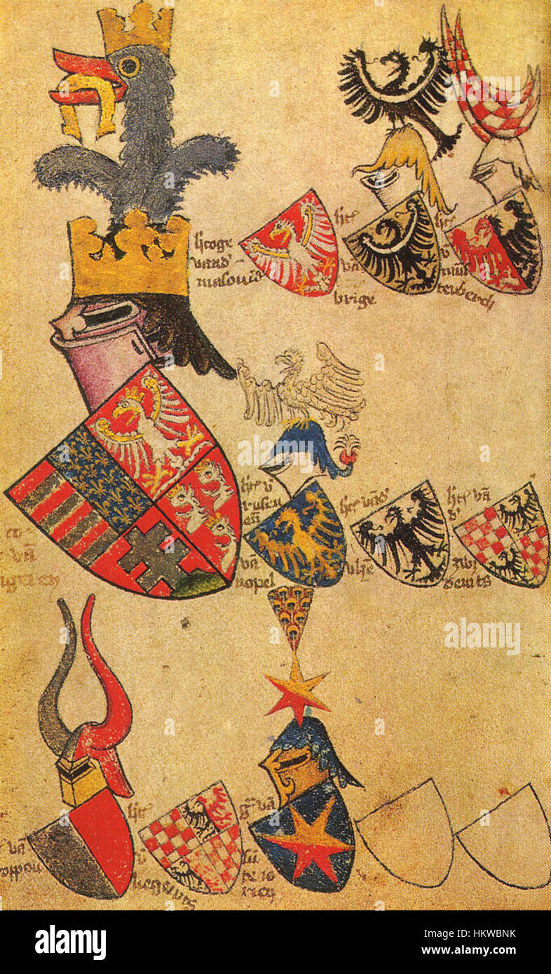 Gelre Folio 52v Stock Photo - Alamy