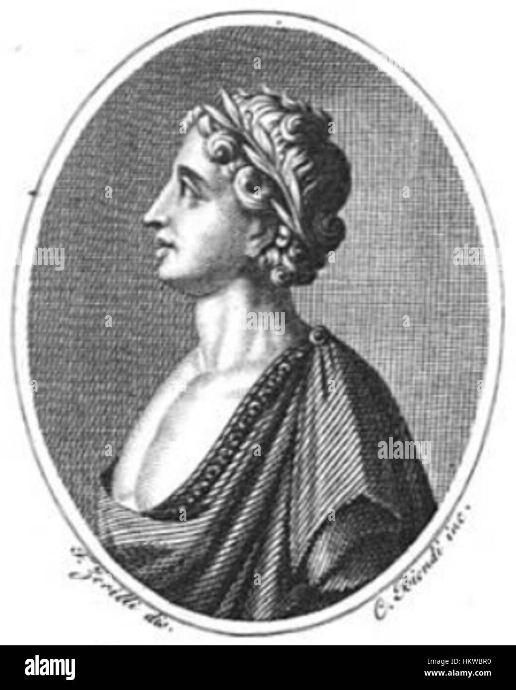 A portrait of Gelone, the first king of Syracuse, reflecting the ...