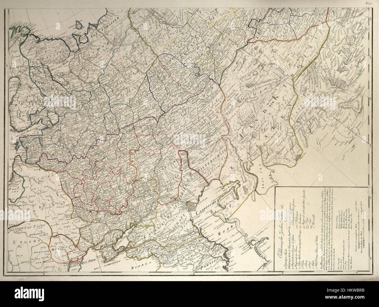 The ‘Generalkarte Russisches Reich’ is a detailed map of the Russian ...