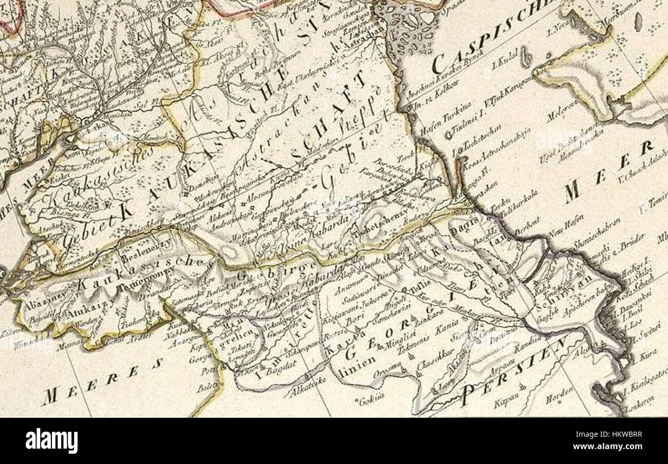 This historical map from 1792, titled 'Generalkarte Russisches Reich ...