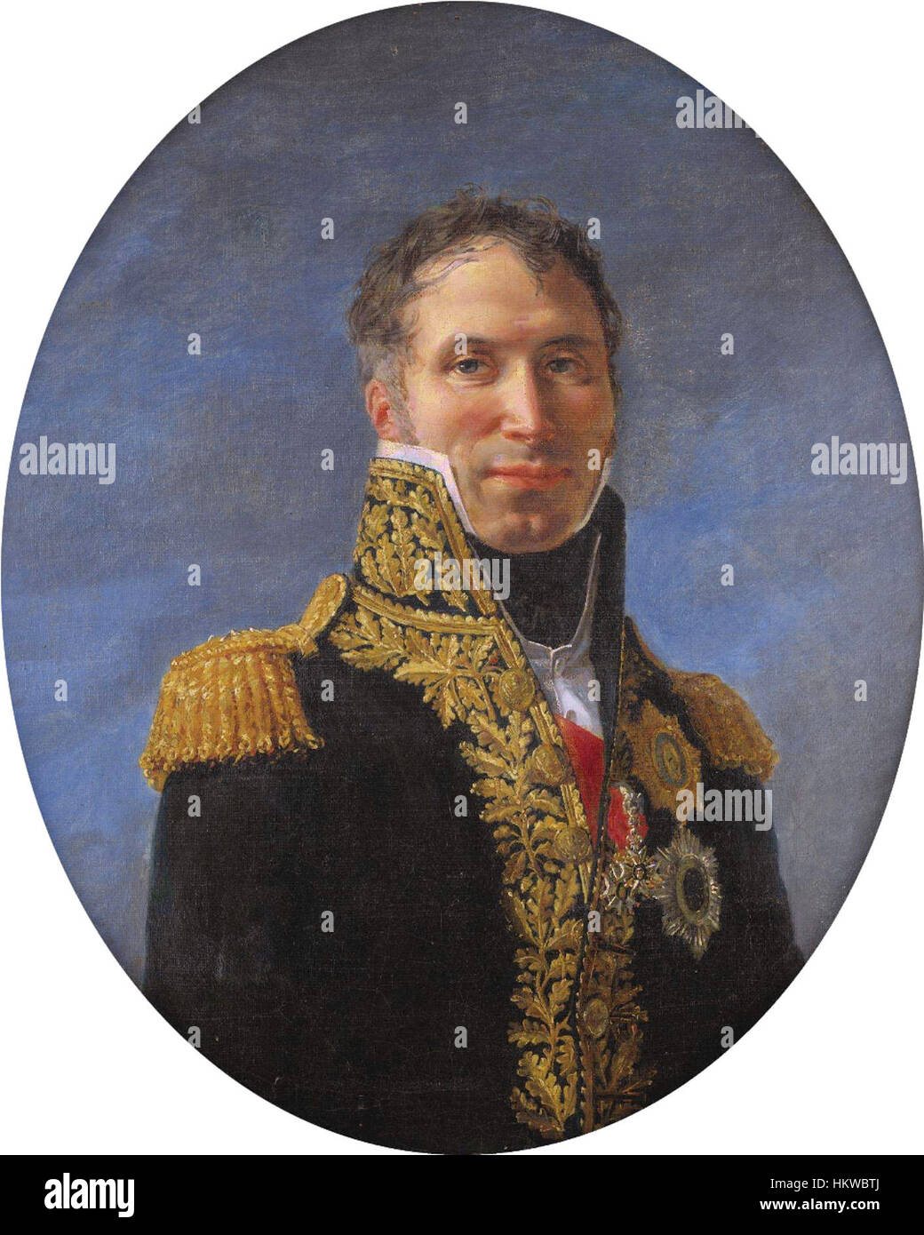 This portrait of General Claude Carra de Saint-Cyr, painted by a member ...