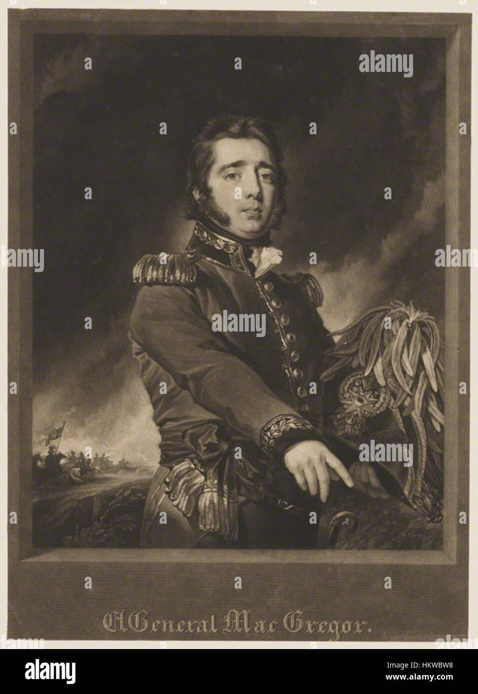 General Gregor MacGregor Stock Photo - Alamy