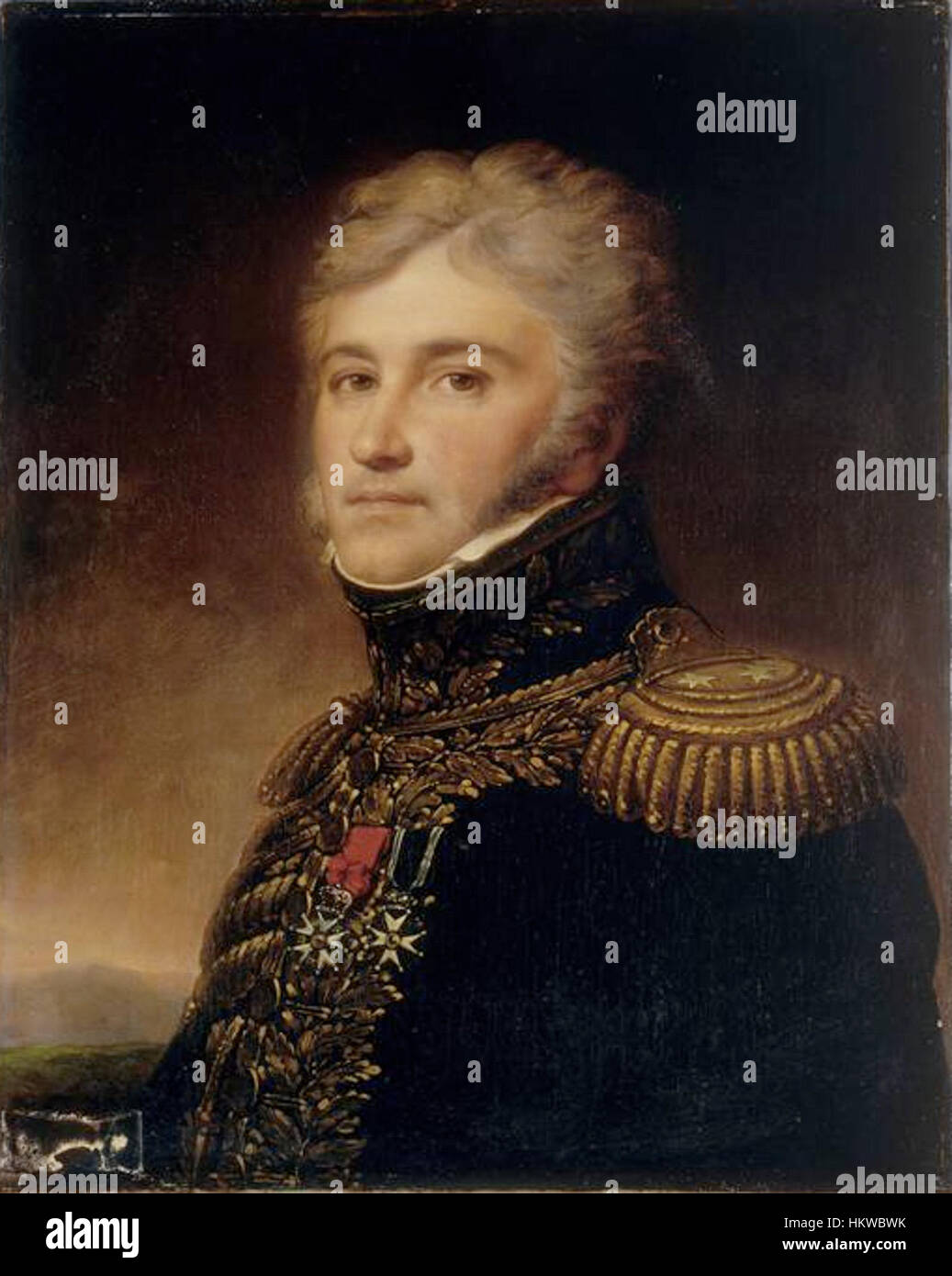 General Louis Lepic is depicted in this historical painting, which ...