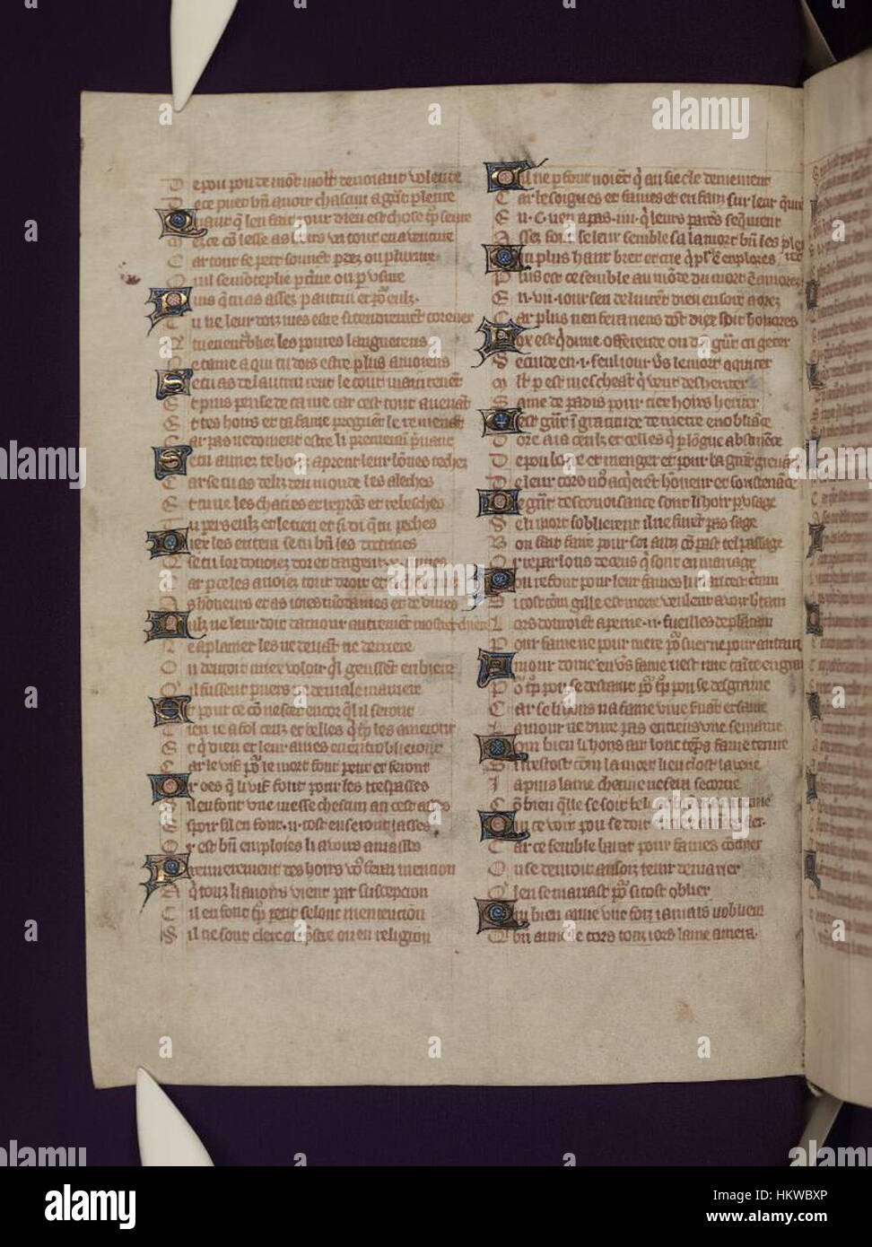 The 'Le Roman de la Rose' manuscript, housed in the Bodleian Libraries ...