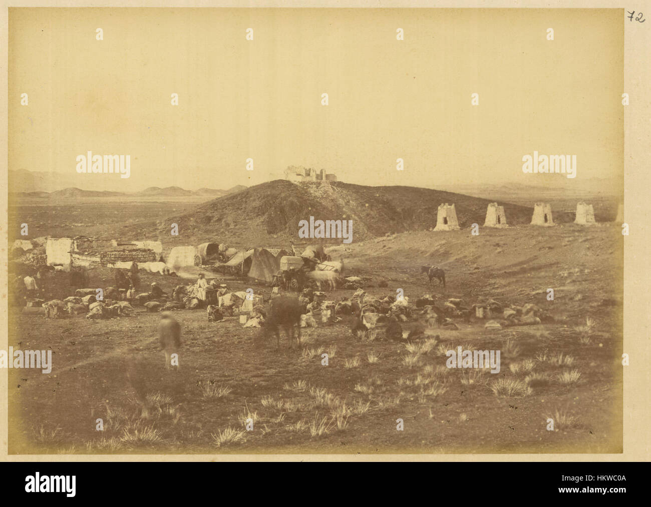 General View of the Gukeichanza Station with a Citadel at Top of the ...