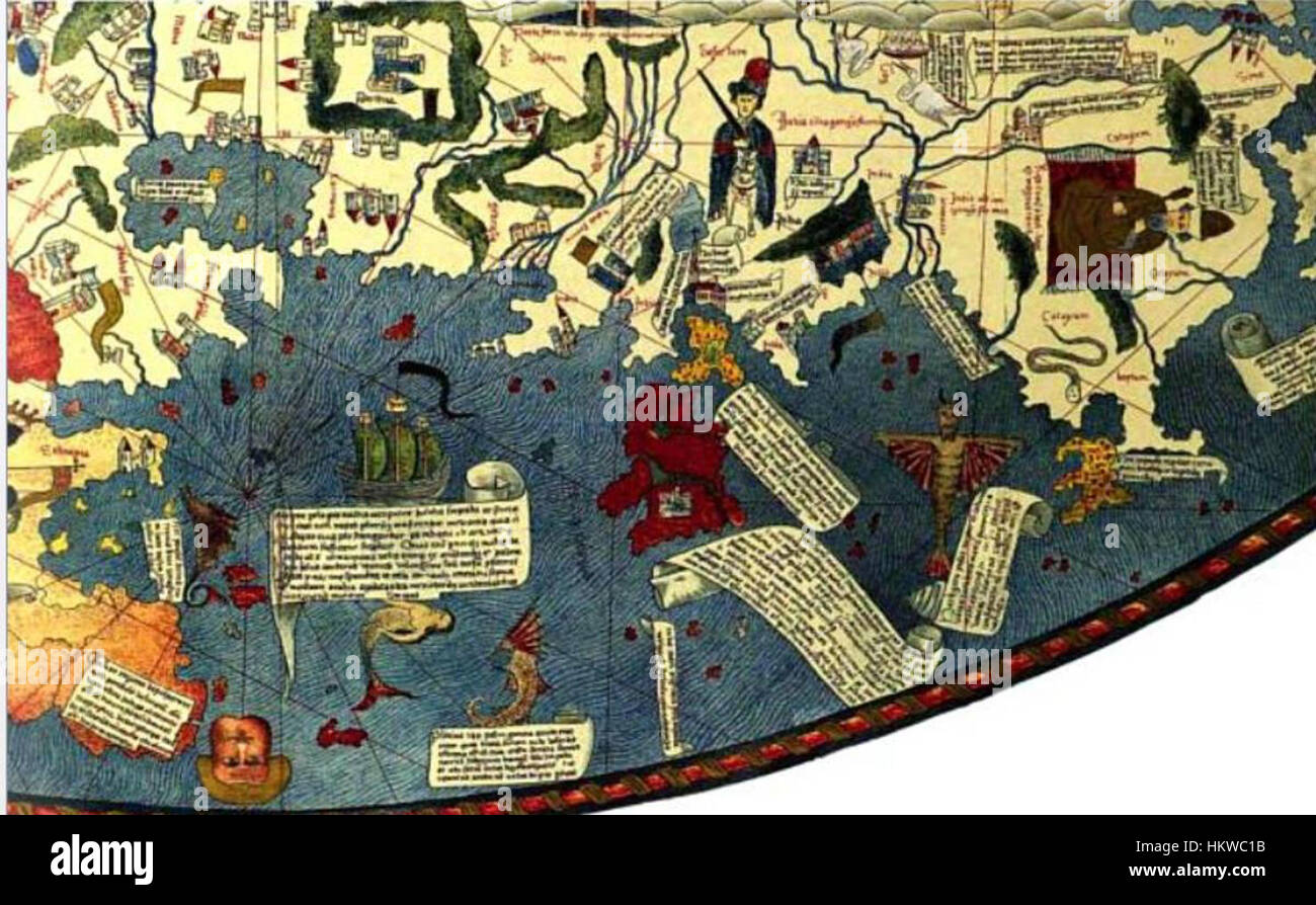 A Genoese map depicting the Indian Ocean, offering insights into 15th ...