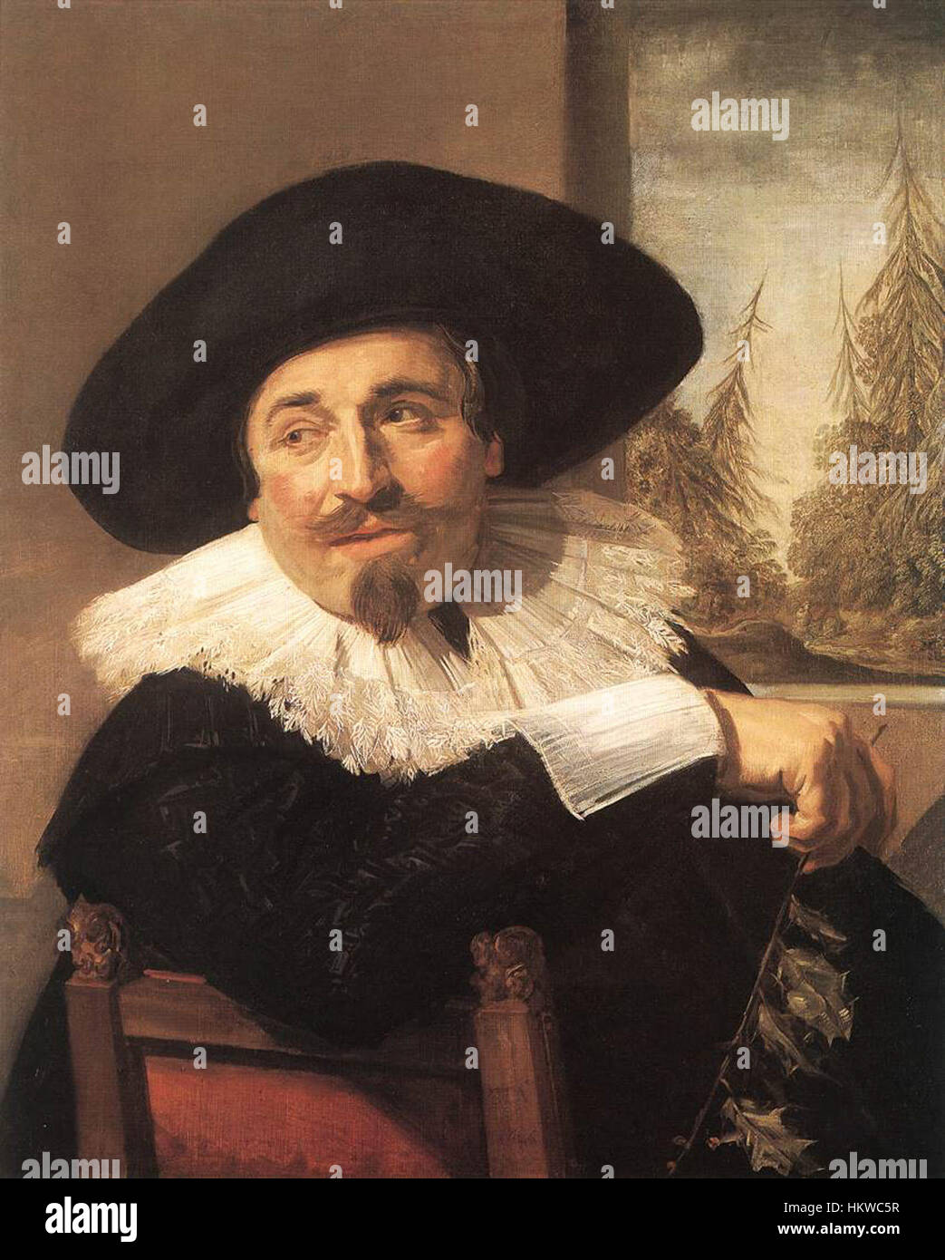 This portrait, attributed to Dutch Golden Age artist Frans Hals ...