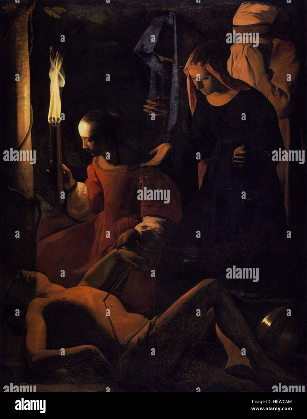 Georges de La Tour’s 'St. Sebastien Attended by St. Irene' depicts the ...