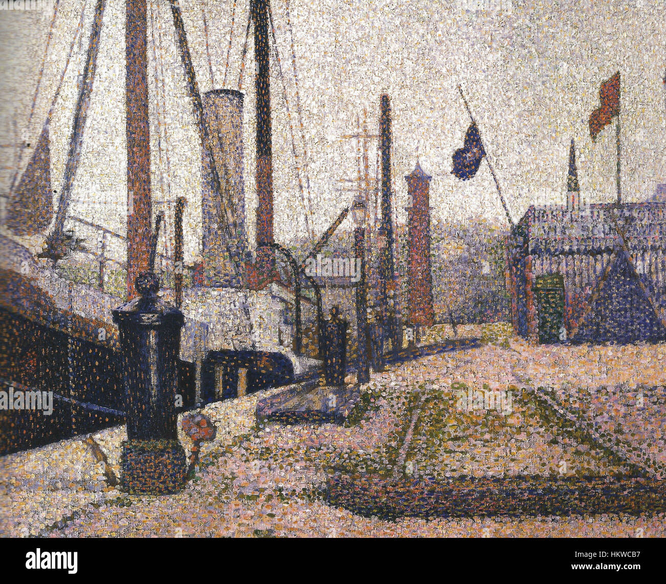 Georges Seurat's 'The Maria at Honfleue' captures a moment of quiet ...
