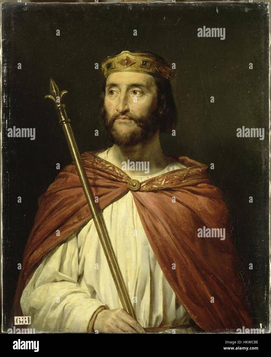 A portrait by Georges Rouget depicting Charles III, known as 'Charles ...