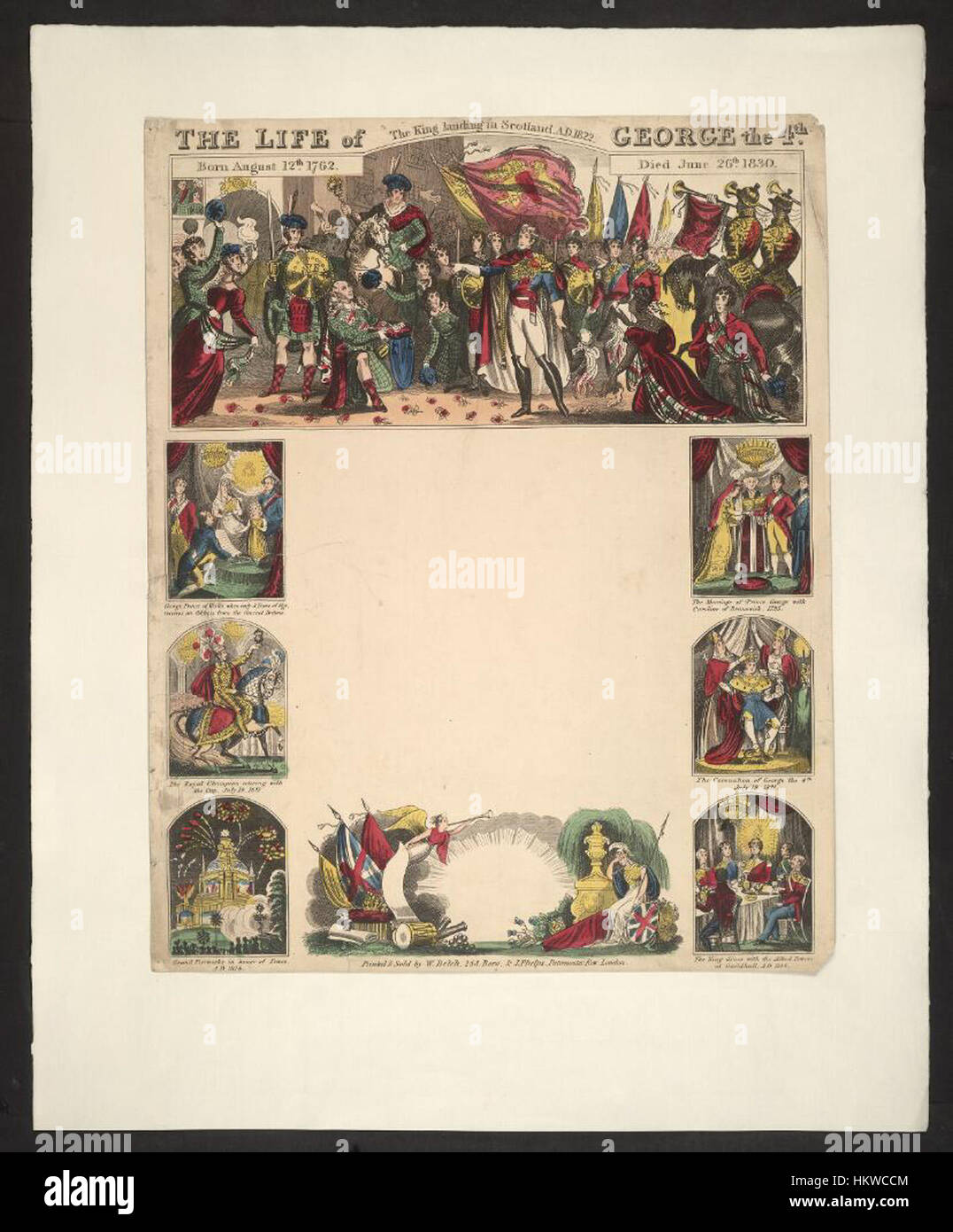 Bodleian Libraries, Life of George the 4th Stock Photo - Alamy