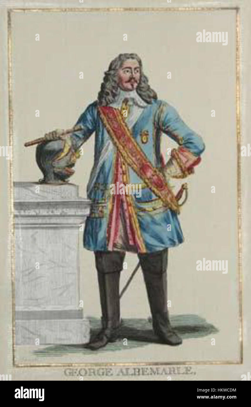 'George Albemarle' is a portrait painting capturing the likeness of the ...