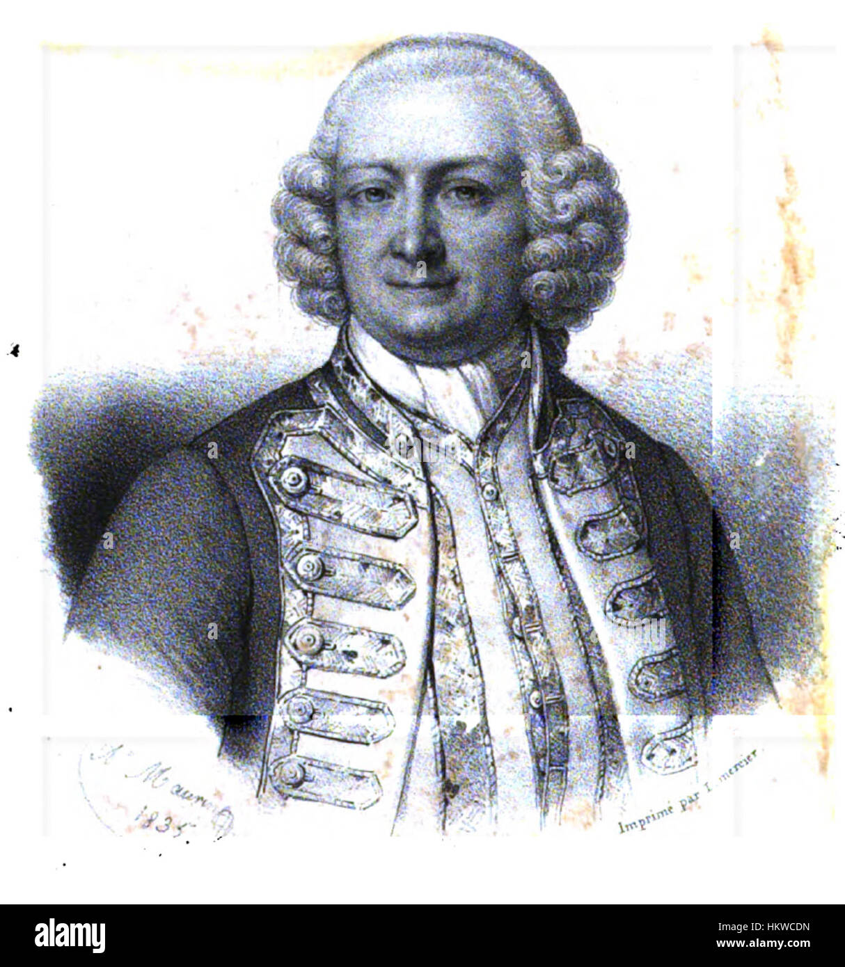 *George Anson* by Antoine Maurin is a portrait of the British Admiral ...