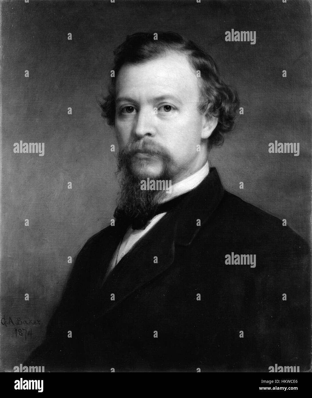 This self-portrait by George Augustus Baker is an insightful look into ...