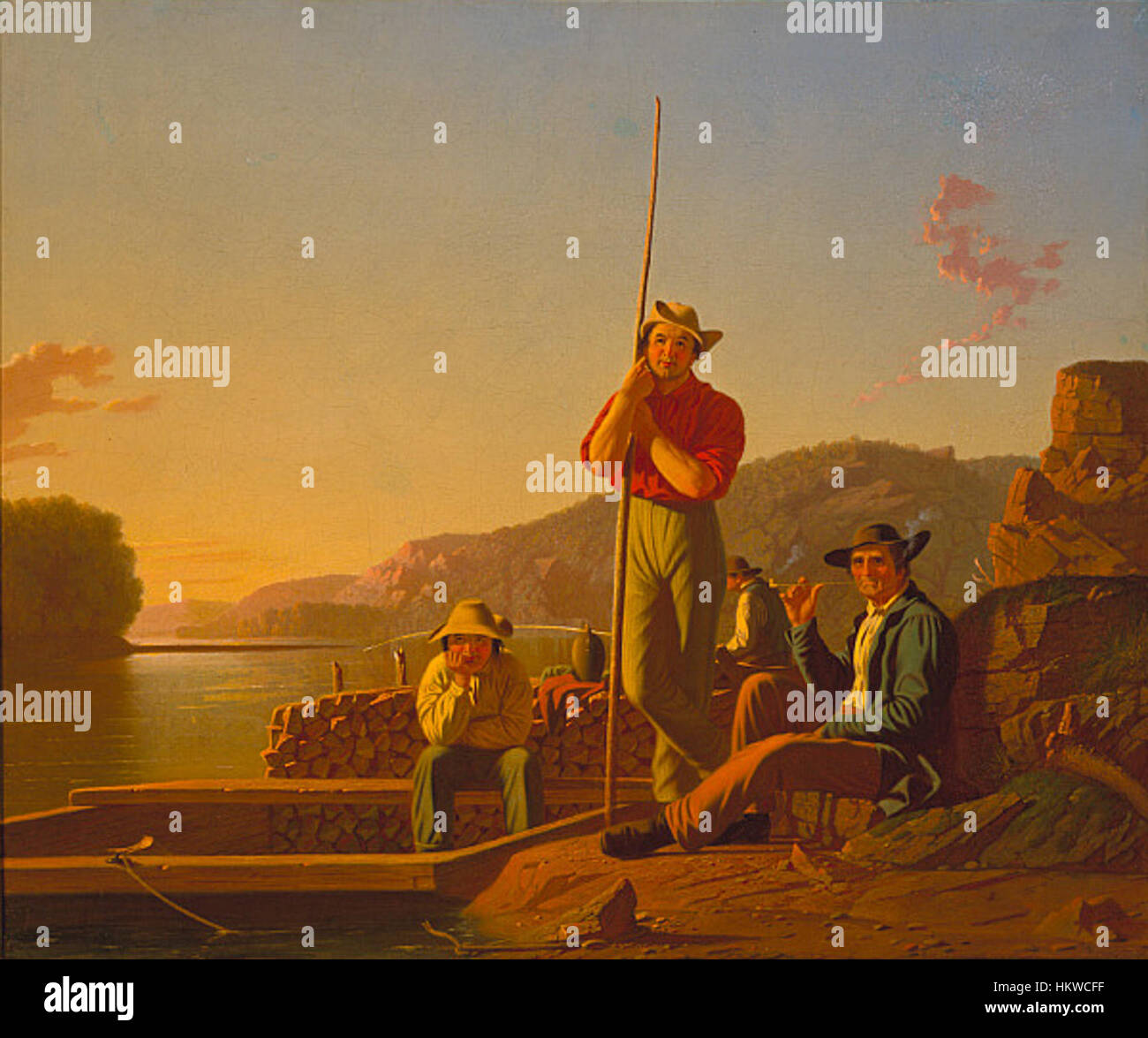Painting by george bingham hi-res stock photography and images - Alamy