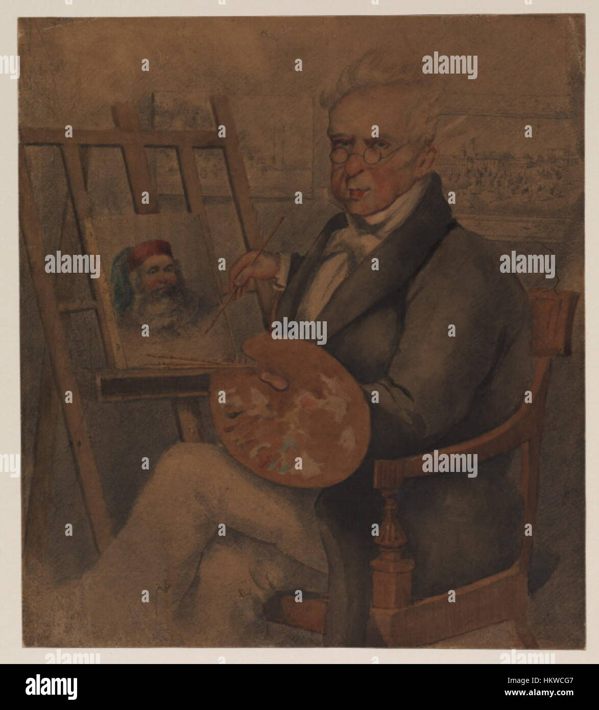 This artwork by George Chinnery is a prime example of 19th-century ...