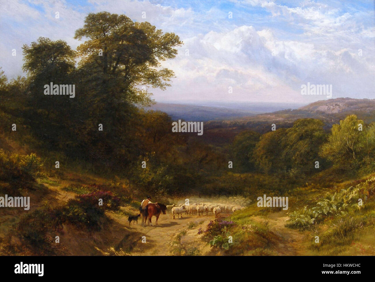 George Cole’s 'Pastoral Landscape' depicts the serene beauty of rural ...