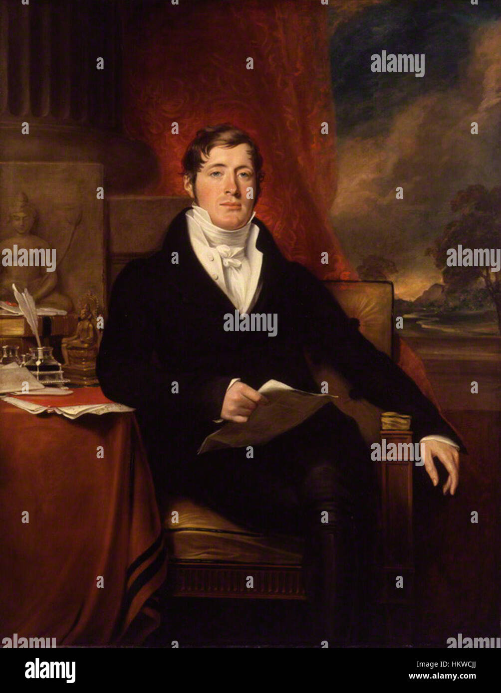 Sir stamford raffles painting hi-res stock photography and images - Alamy