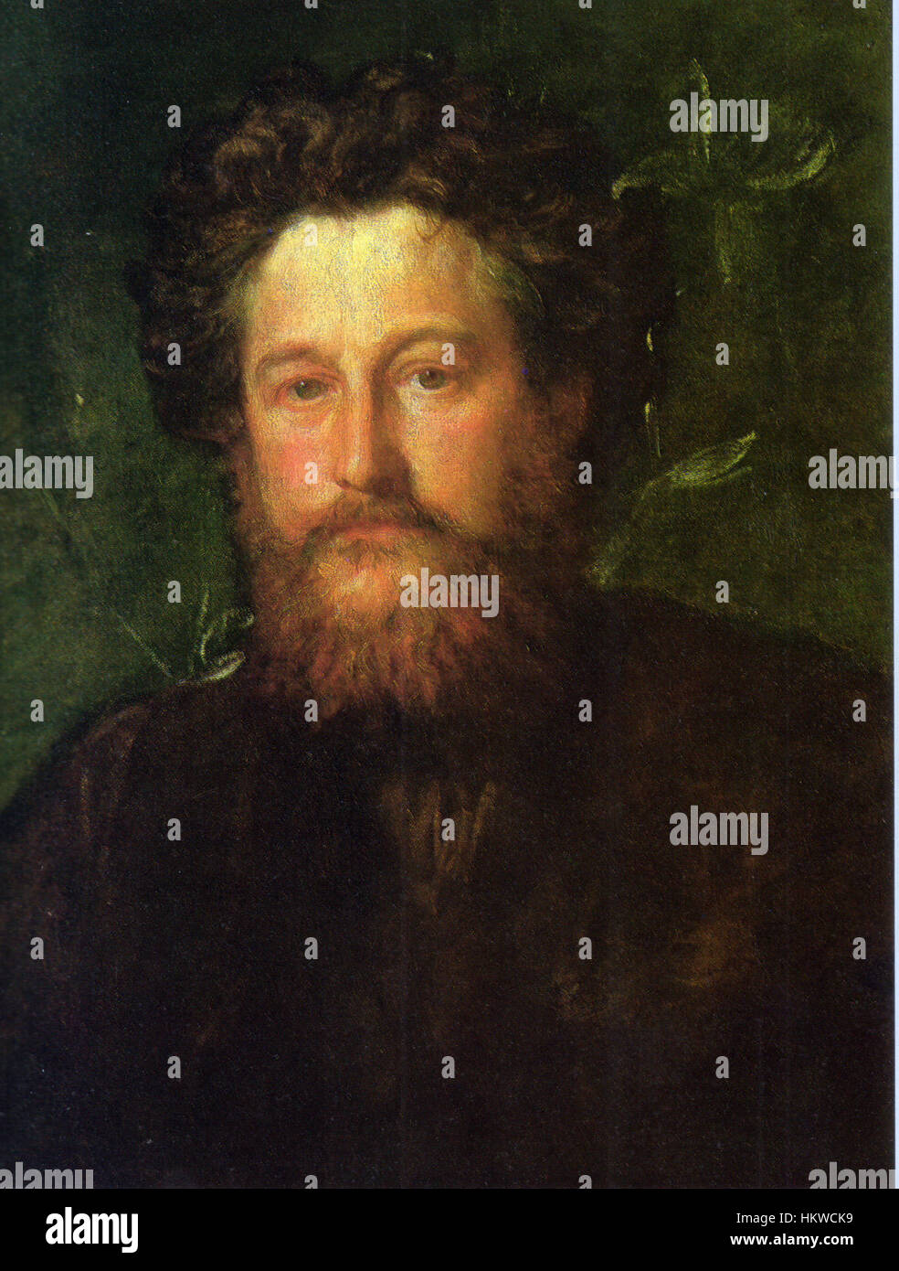 This 1870 portrait of William Morris by George Frederic Watts captures ...