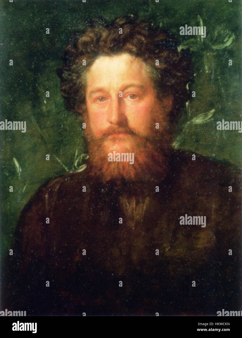 This 1870 portrait by George Frederic Watts of William Morris captures ...