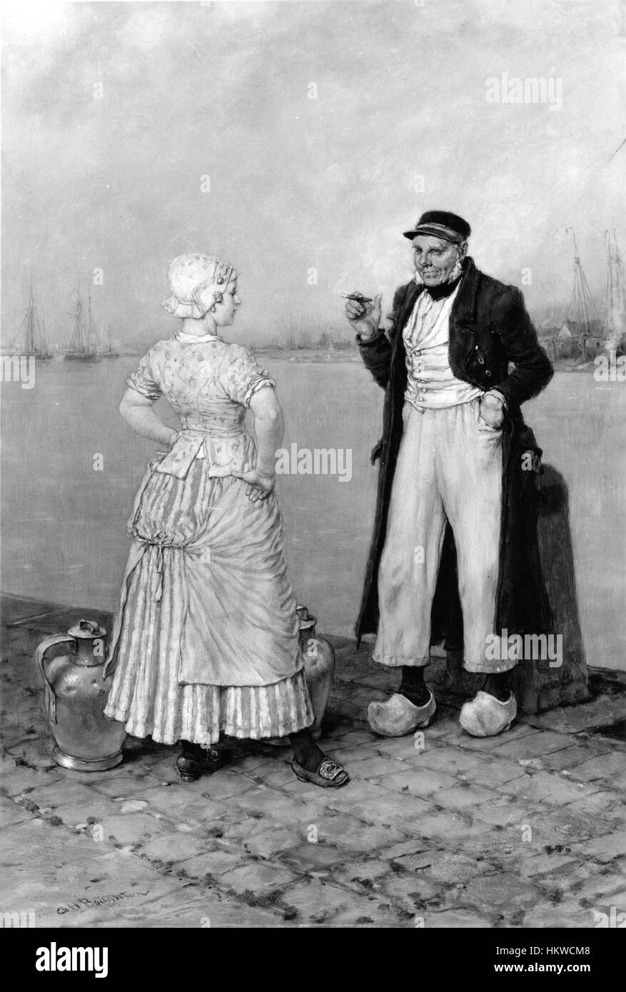 'Venus and Neptune' by George Henry Boughton is a mythological painting ...