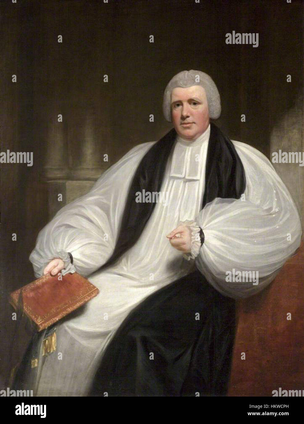 A portrait of George Henry Law, painted by William Beechey, showcasing ...