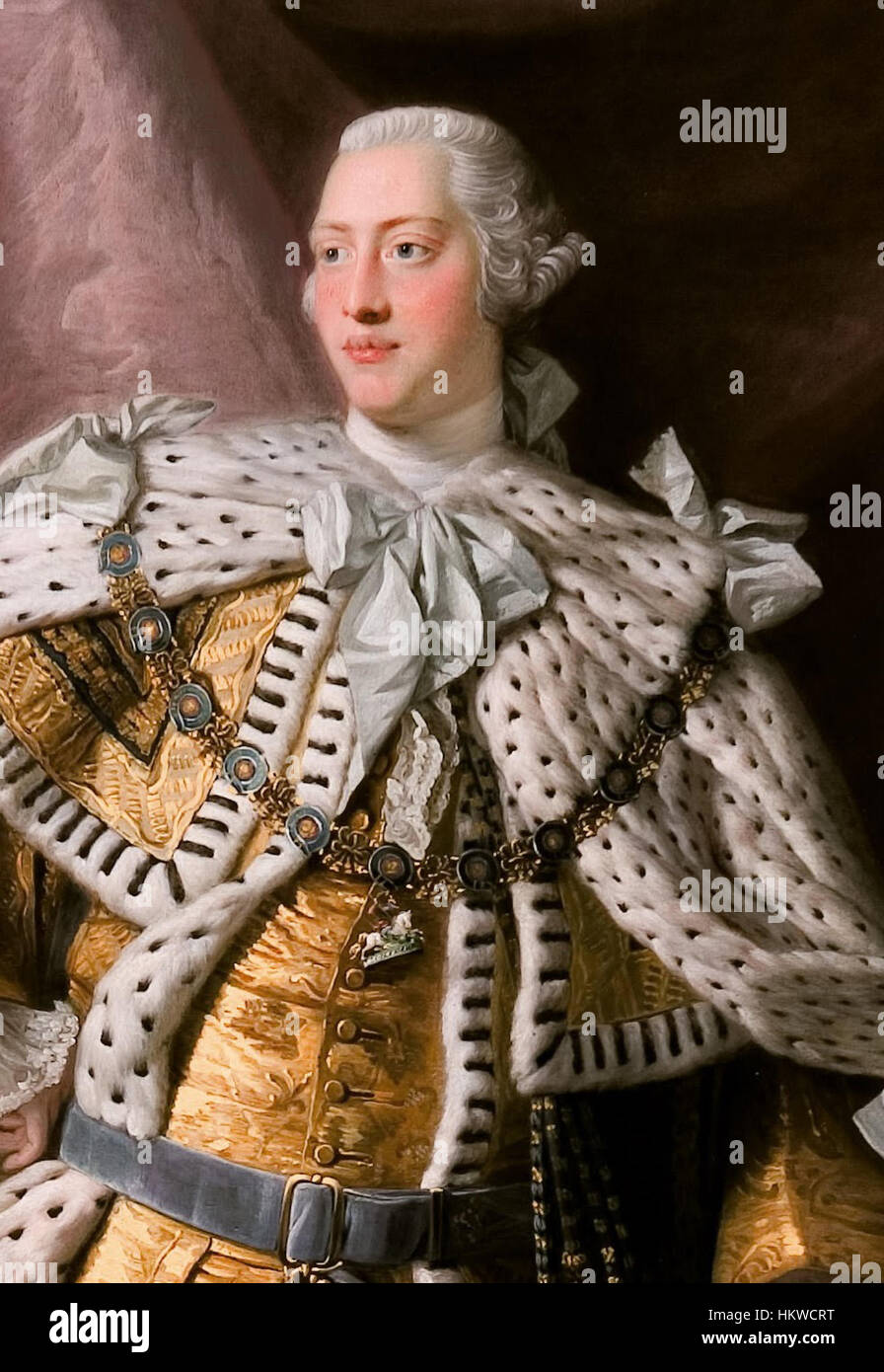 This portrait of George III captures the British king during his reign ...