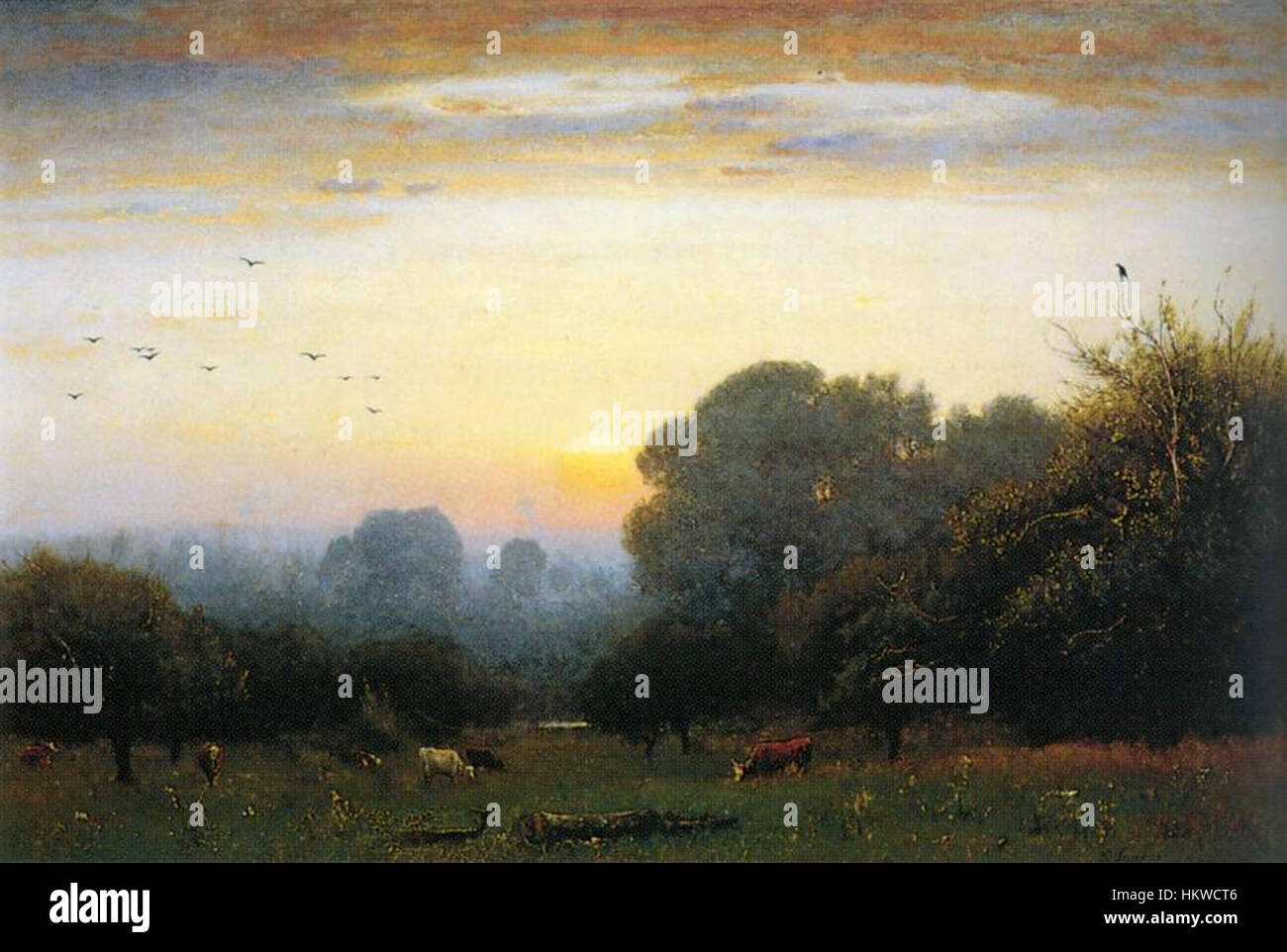 George inness painting hi-res stock photography and images - Alamy