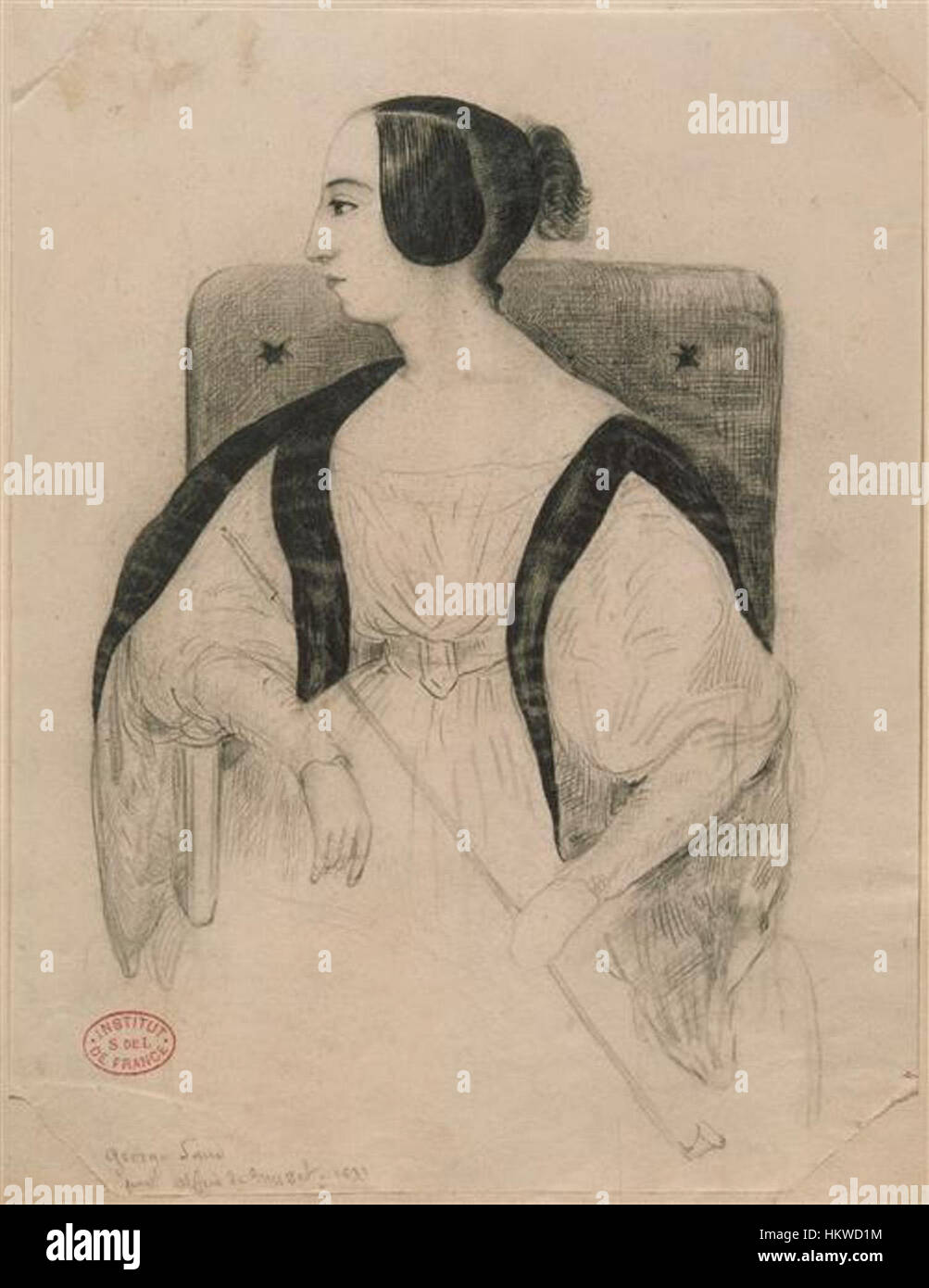 George sand sketch hi-res stock photography and images - Alamy