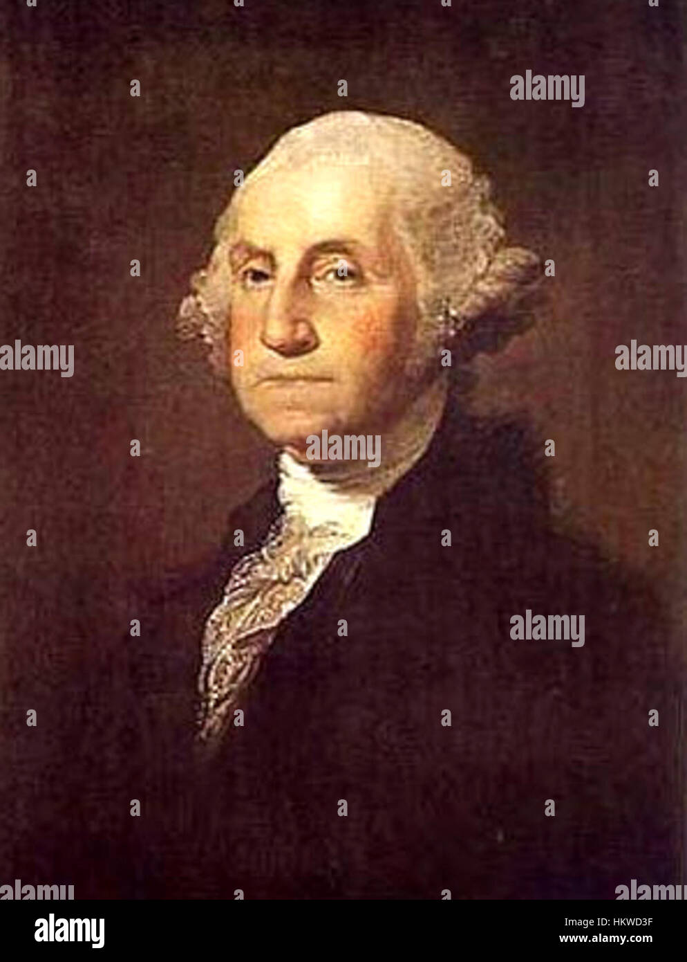 This portrait of George Washington is an iconic representation of the ...
