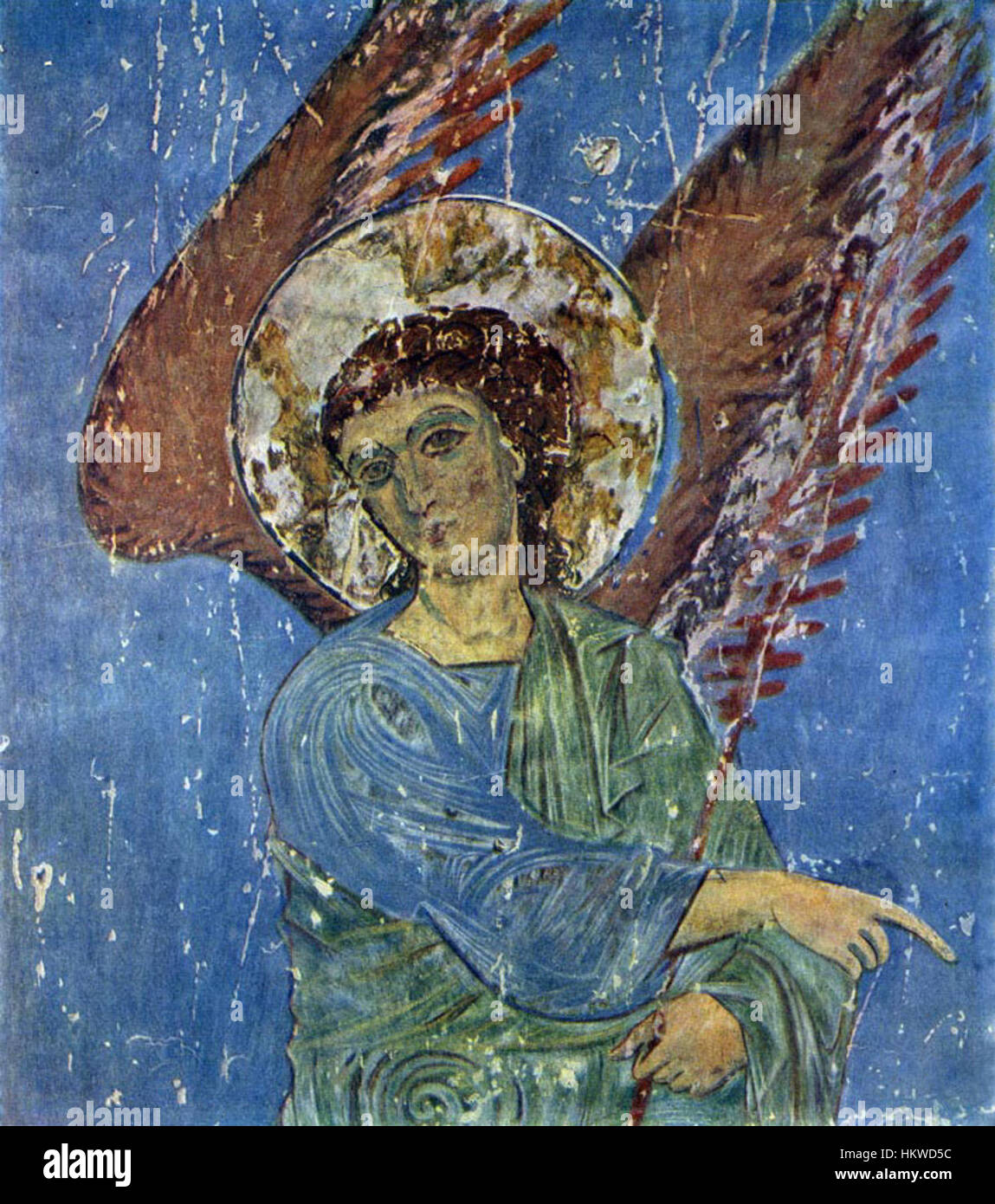 The 'Georgia Kintsvisi' fresco, an example of Georgian religious art ...