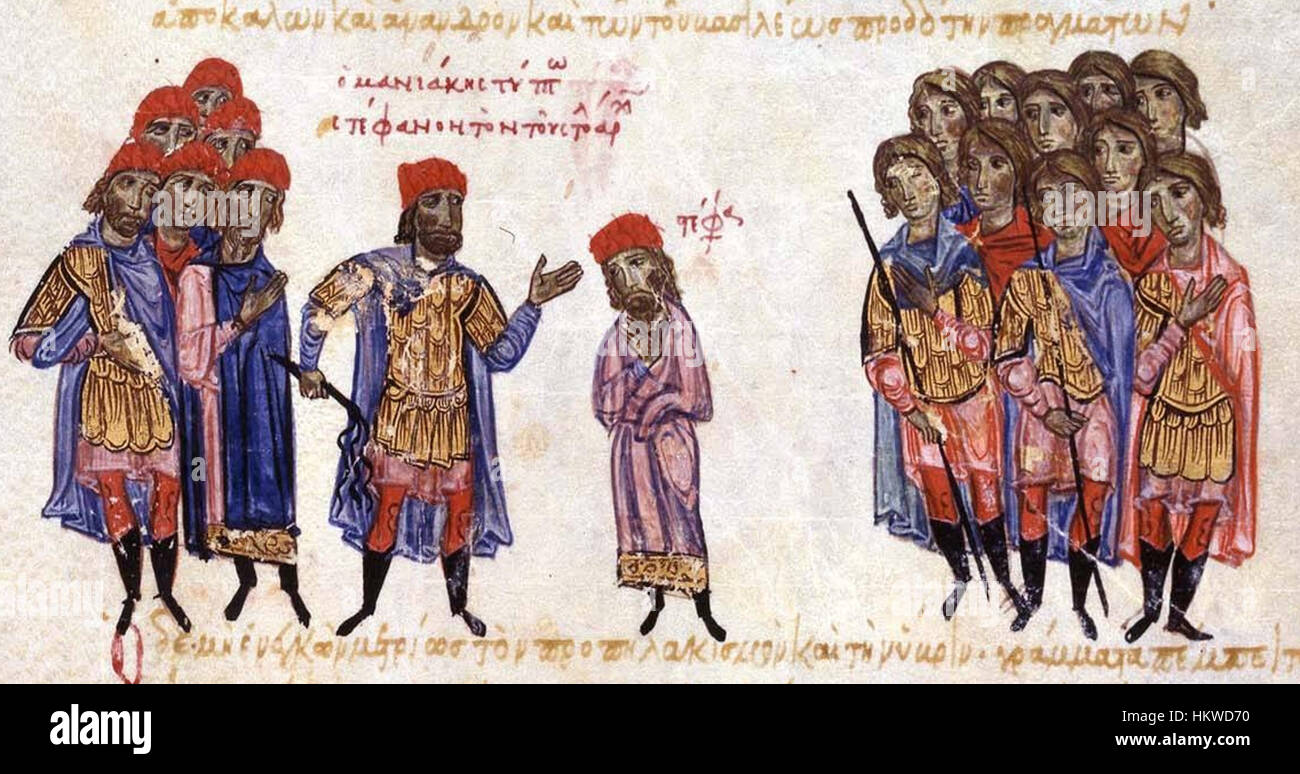 This painting depicts a historical moment in Greek history where ...