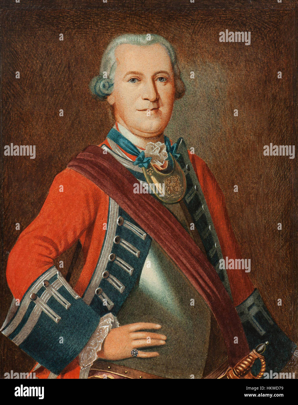 A portrait of Georg Adam Gmelin, a German botanist and chemist, known ...