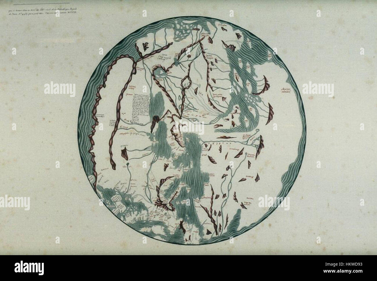 *Mappemonde de Merino Sanuto* is a historical world map held at the ...