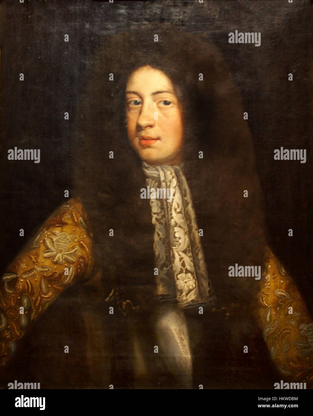 Georg Ludwig’s painting from 1680 reflects the Baroque style, with ...