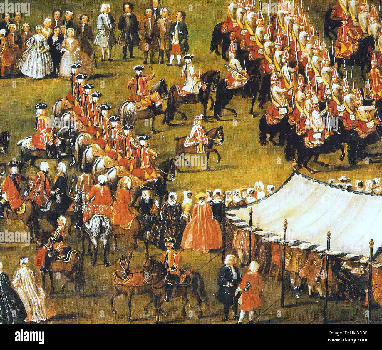 This 1735 portrait depicts King George II of England alongside Prince ...