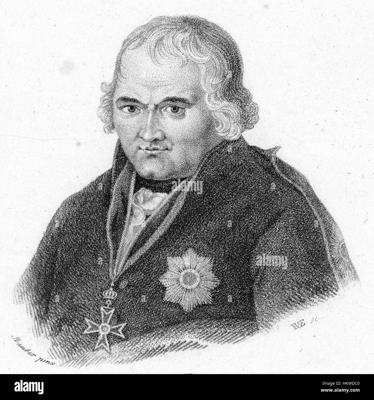 A portrait of Georg Joseph Vogler, a notable 18th-century German ...