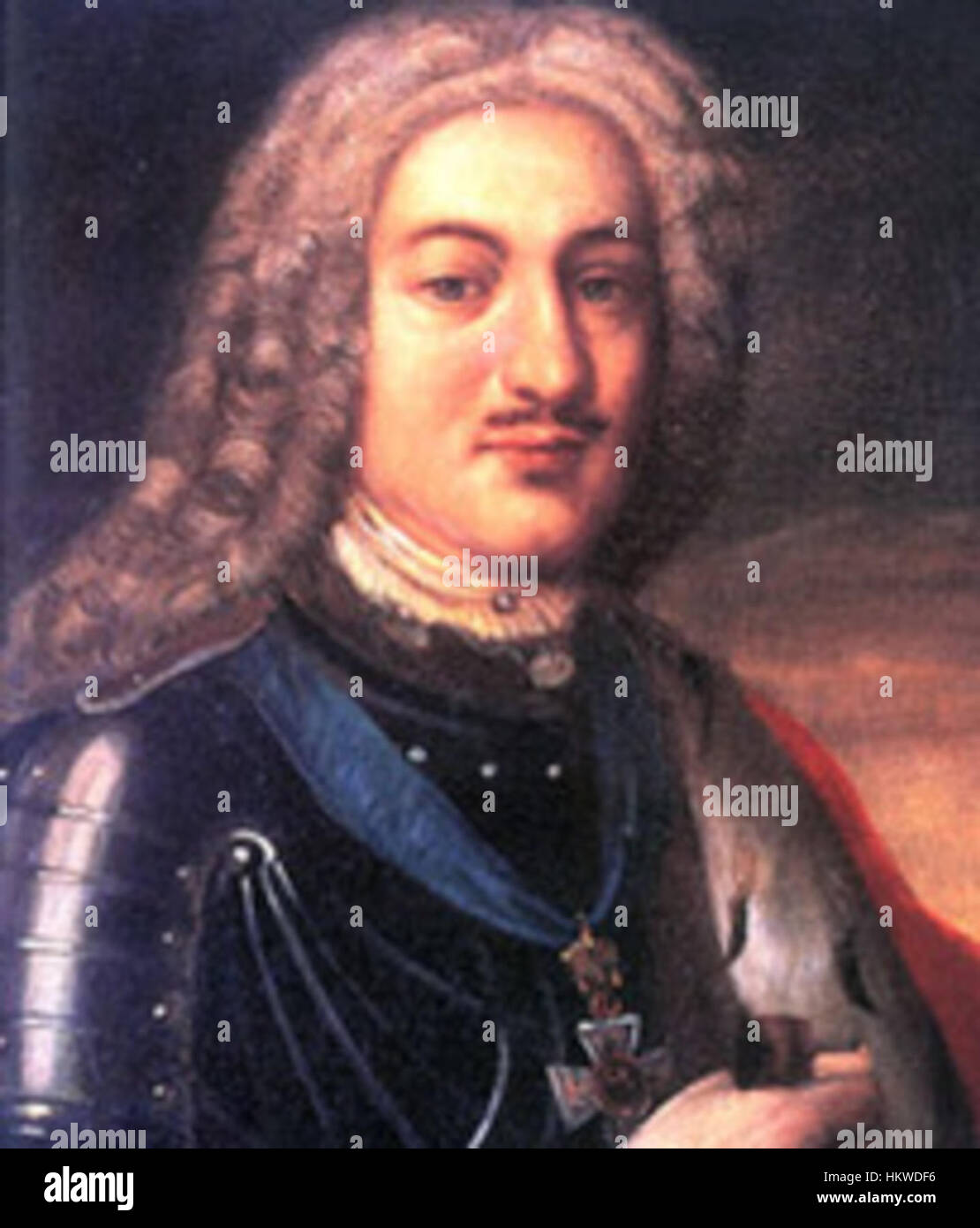 *Georg Wilhelm Markgraf von Bayreuth* is depicted in a historical ...