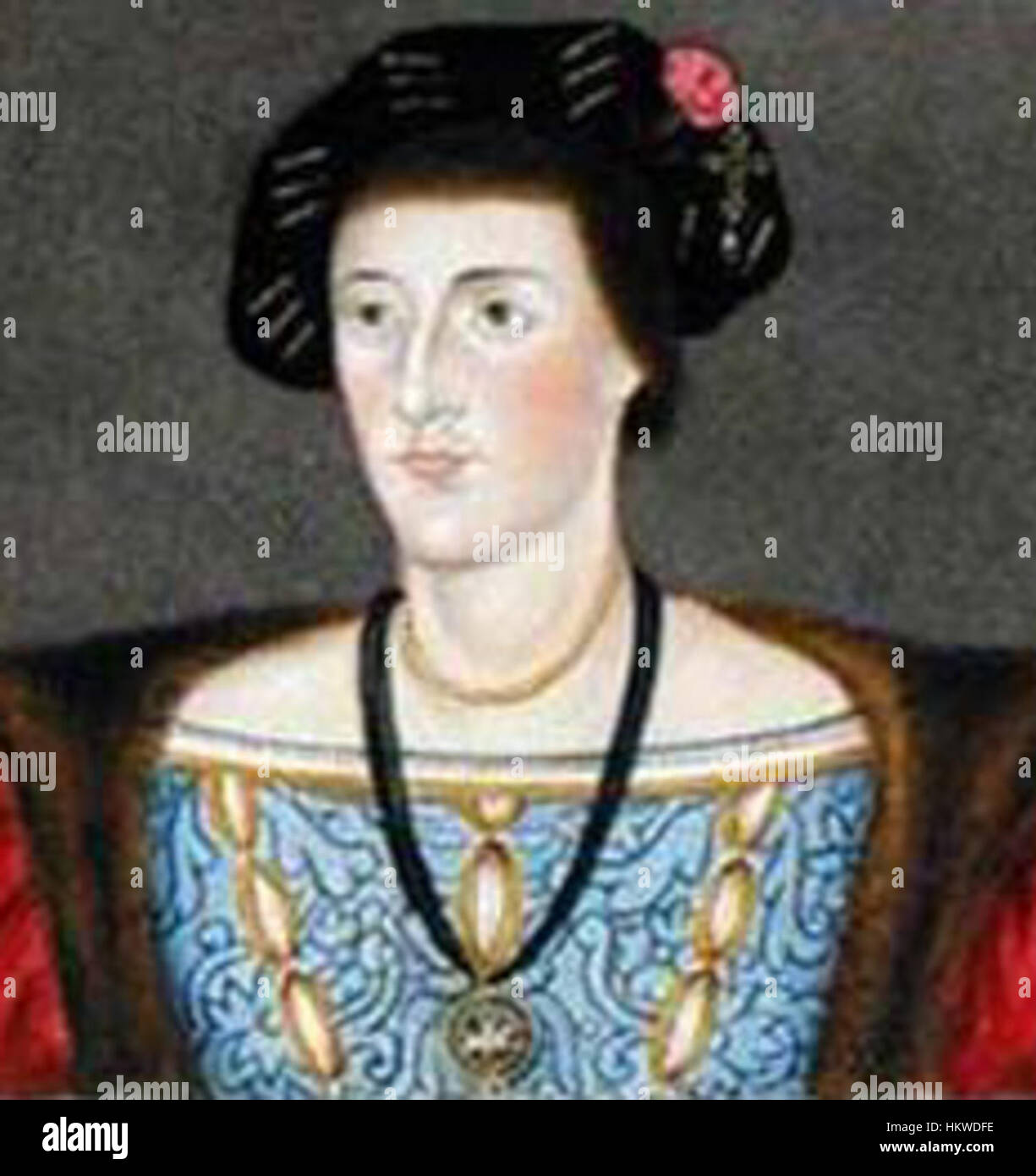 The portrait of Gerald Fitzgerald, 9th Earl of Kildare, is a formal oil ...