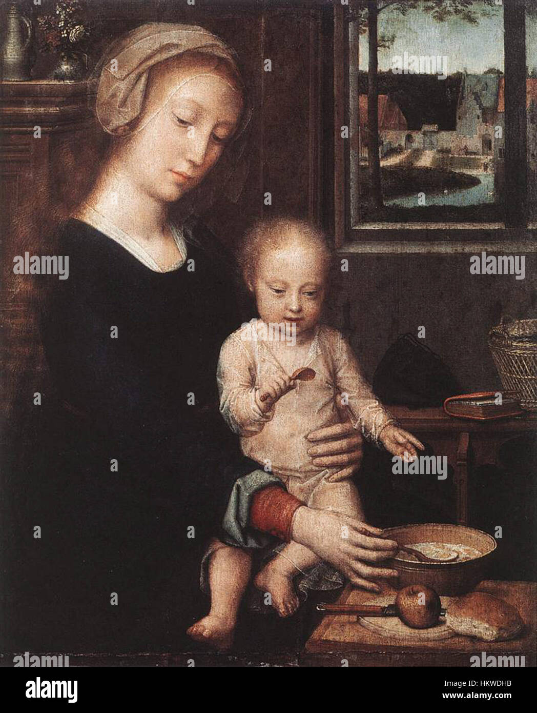 Gerard Davidâ€™s 'Madonna and Child with the Milk Soup' is an early ...