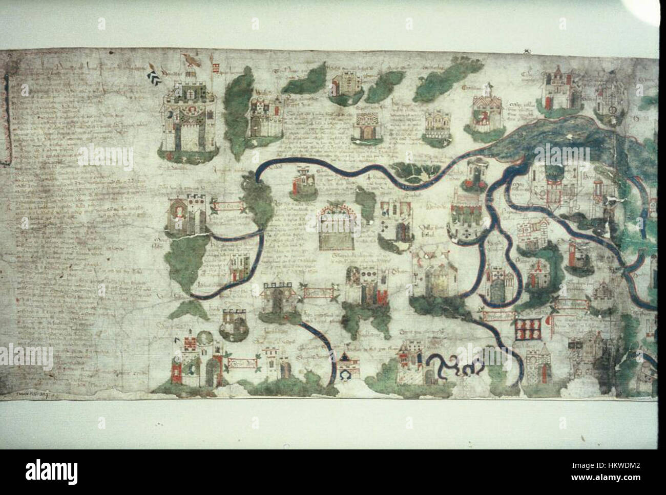 Antique map of the jordan river hi-res stock photography and images - Alamy