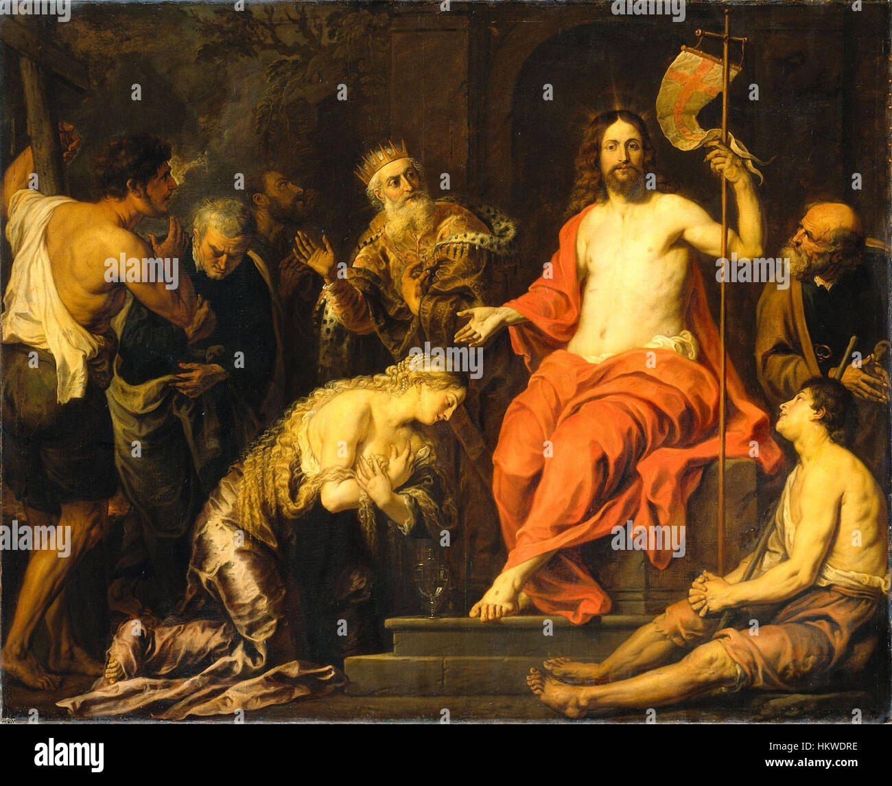 'Christ and the Sinners' by Gerard Seghers is a Baroque painting ...