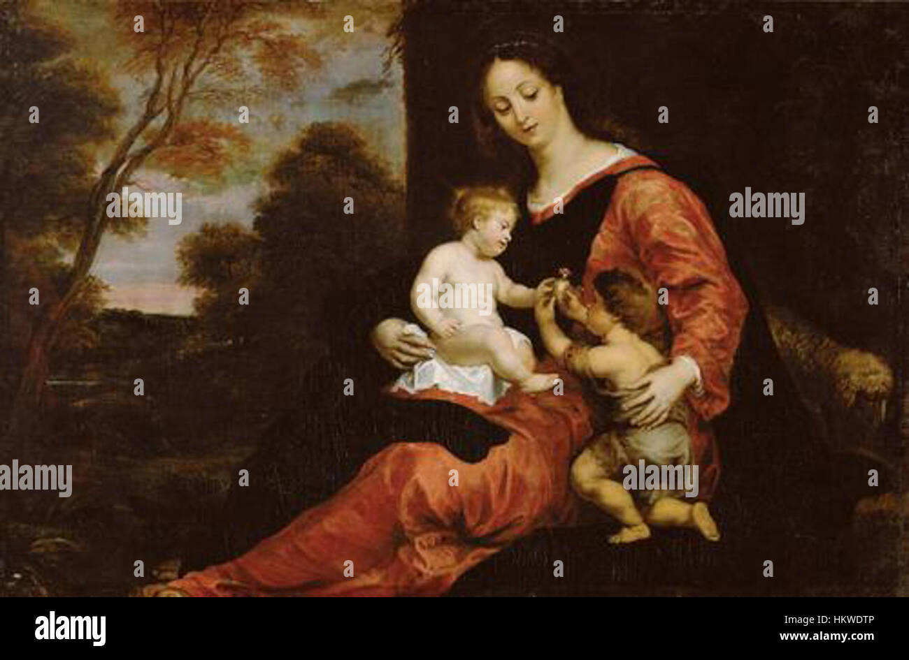 This painting by Gerard Seghers showcases his characteristic Baroque ...