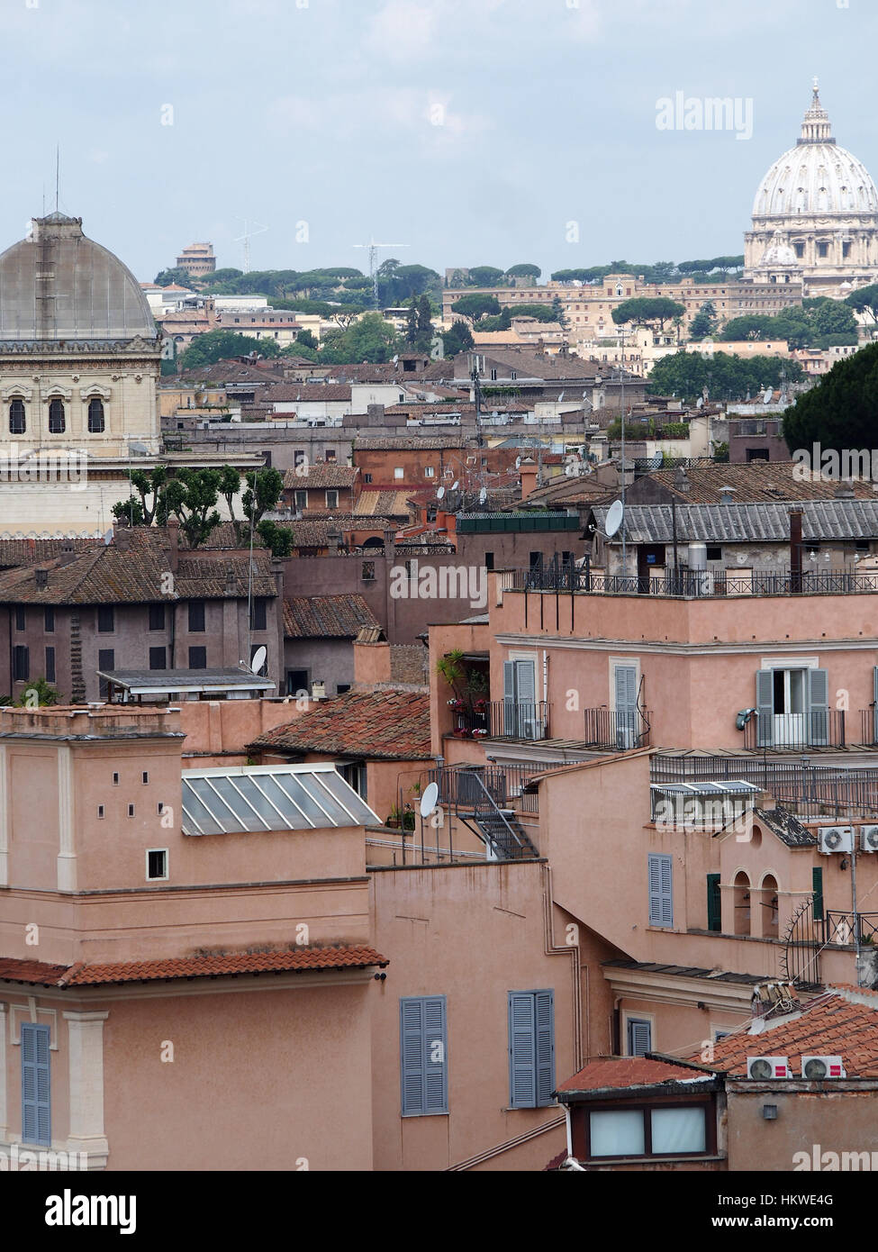 A cityscape of the historic ancient city of Rome Italy Stock Photo - Alamy