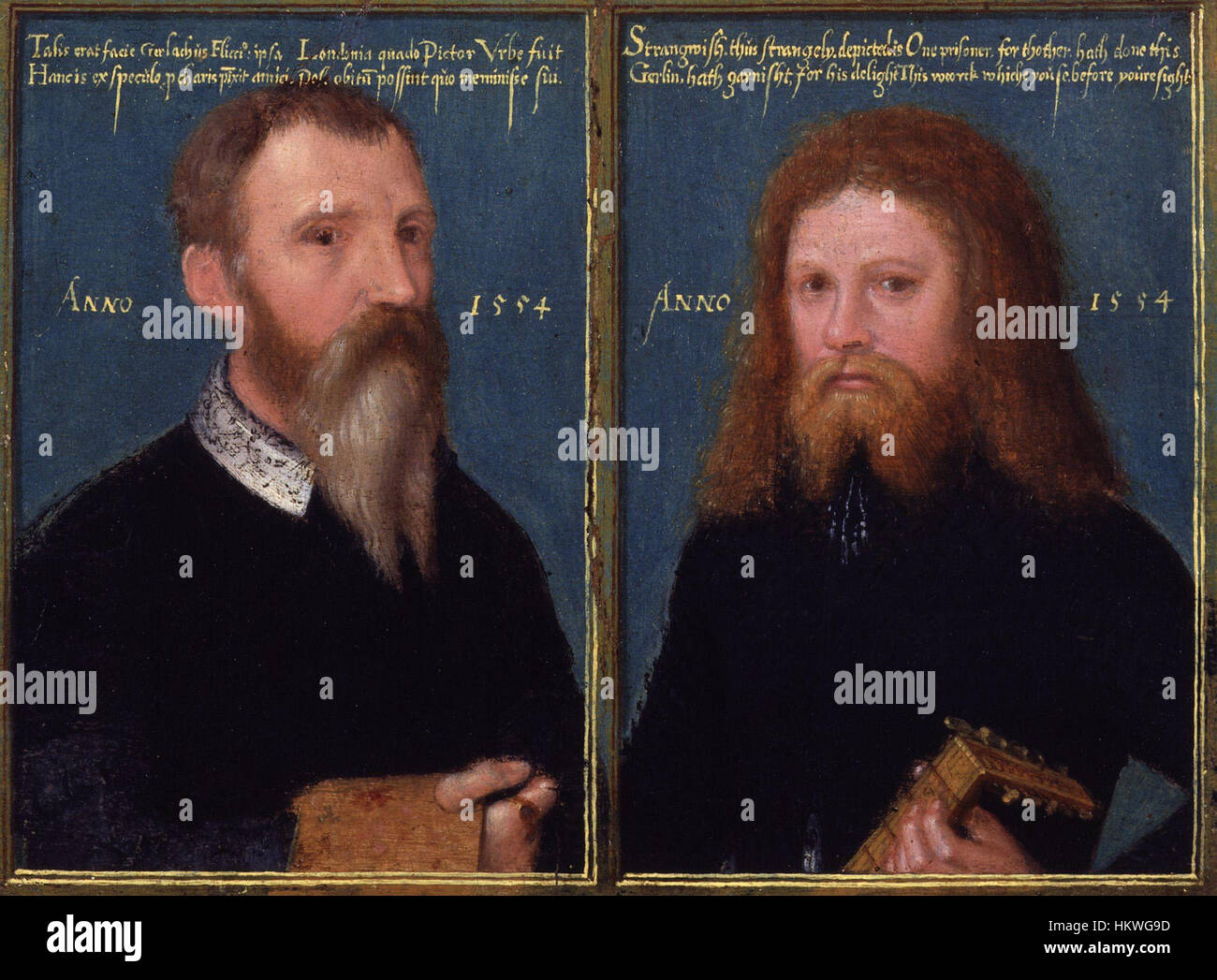 This painting by Gerlach Flicke depicts Henry Strangwish, or Strangways ...