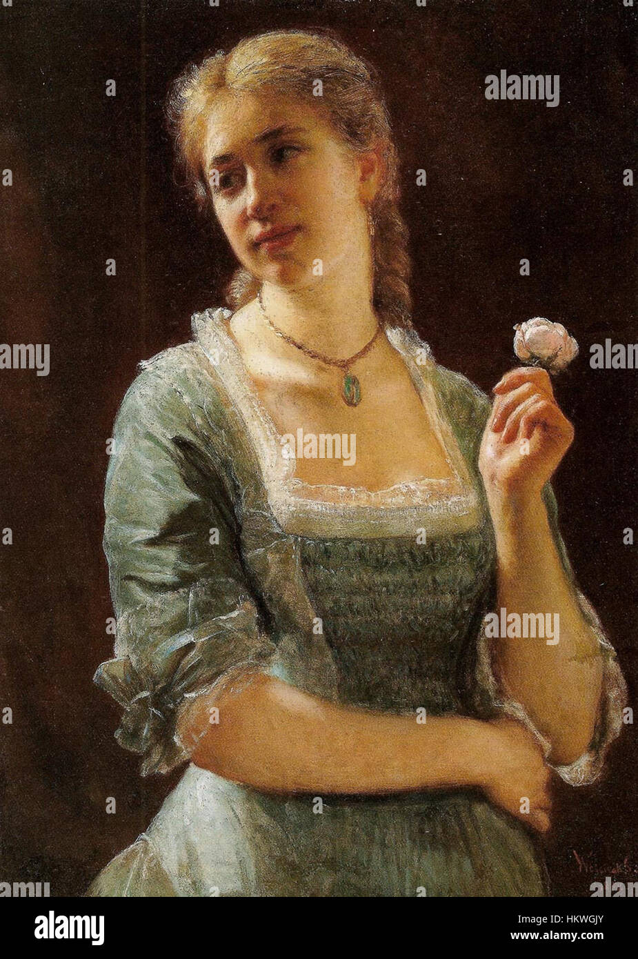 This 1882 portrait by Gerson captures Jadwiga Strachocka, highlighting ...